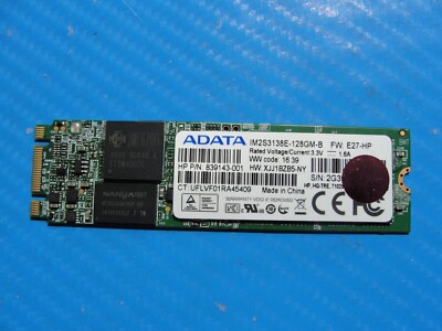 HP m3-u103dx ADATA M.2 SATA 128GB SSD Solid State Drive IM2S3138E-128GM ...