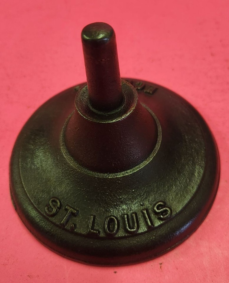 VINTAGE ECLIPSE, St. Louis, Cast Iron Rotating Cobblers Nail Cup ...