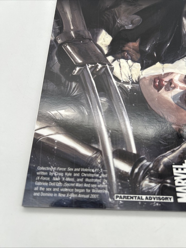 X-FORCE SEX AND VIOLENCE Softcover Trade Paperback TPB Wolverine Domino ...