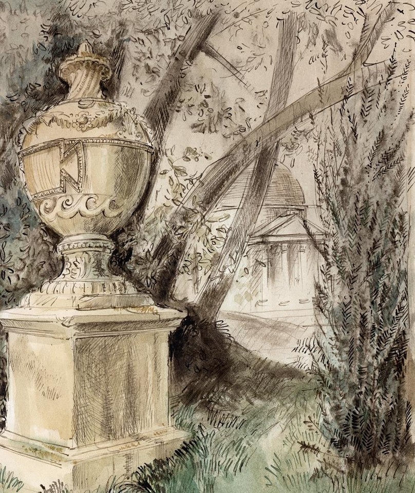 CLAIRE DALBY Watercolour Painting CHISWICK HOUSE LONDON 1968 | eBay