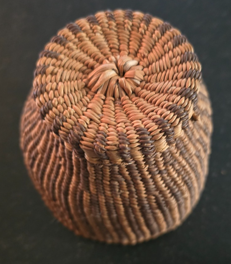 Small Lidded Basket, Maker Unknown, Pacific Northwest? | eBay