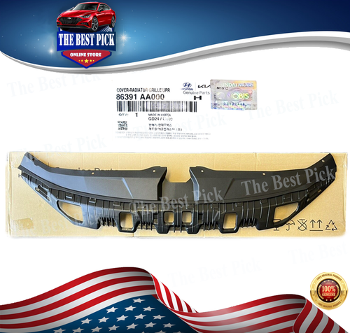 ⭐GENUINE⭐ Grille Cover Upper Radiator Sight Shield For ELANTRA 21-22 ...