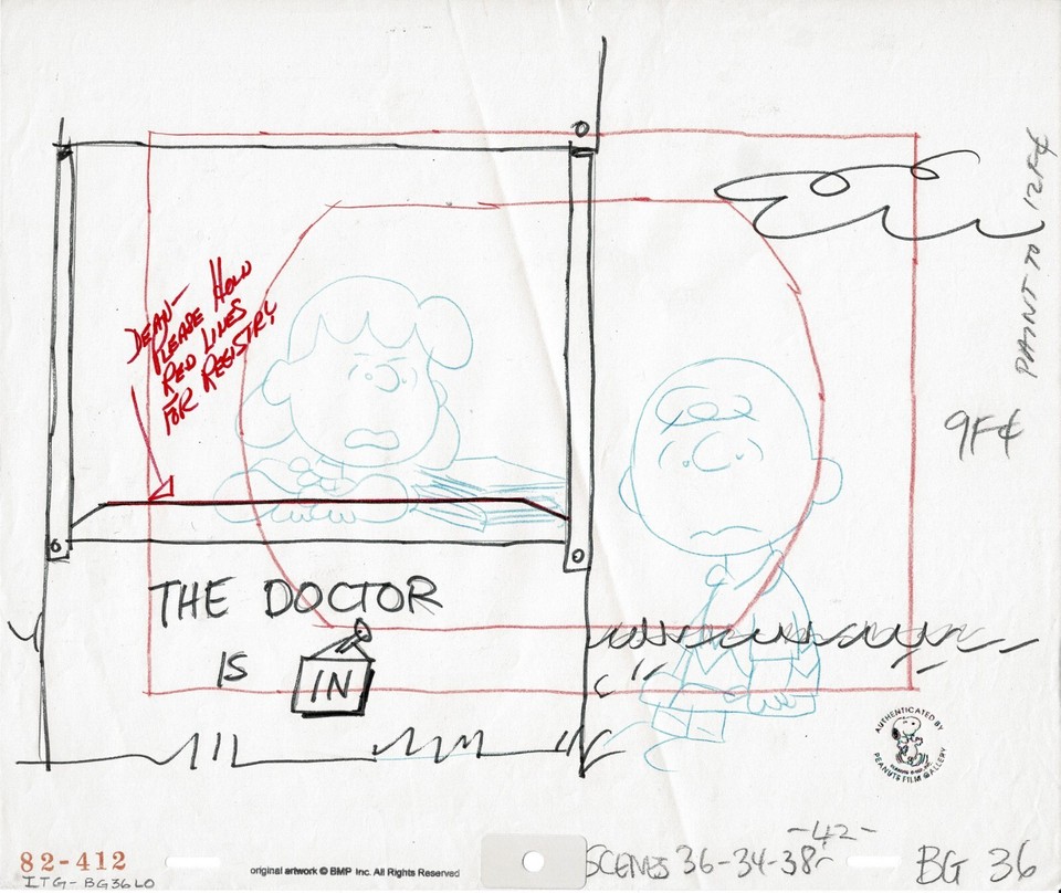 4 Lot: Goodbye Charlie Brown PEANUTS Animation Cels n Drawings 1983 ...