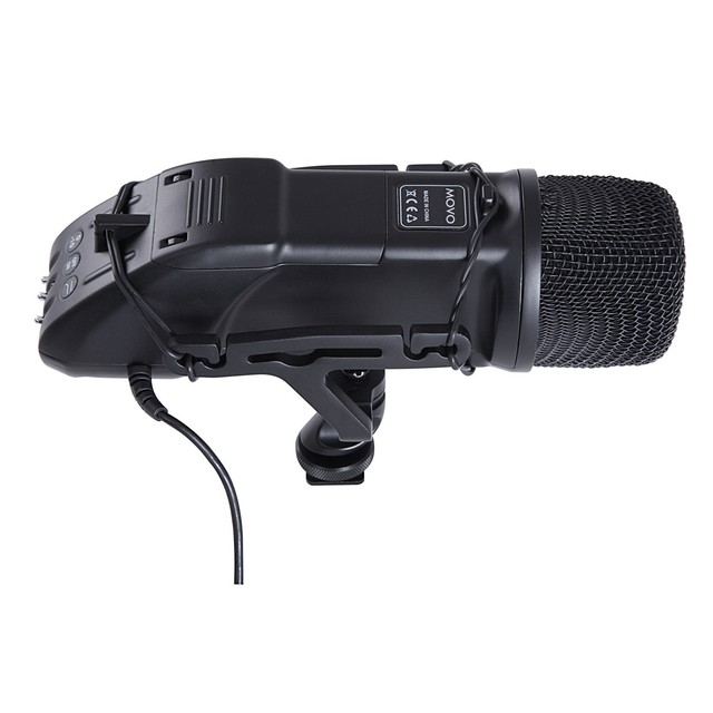 Movo VXR500 HD Professional Condenser X/Y Stereo Video Microphone for ...