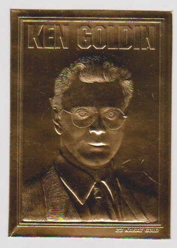 AUTHENTIC 1995 Classic Ken Goldin KING OF COLLECTIBLES 23kt Gold ROOKIE ...