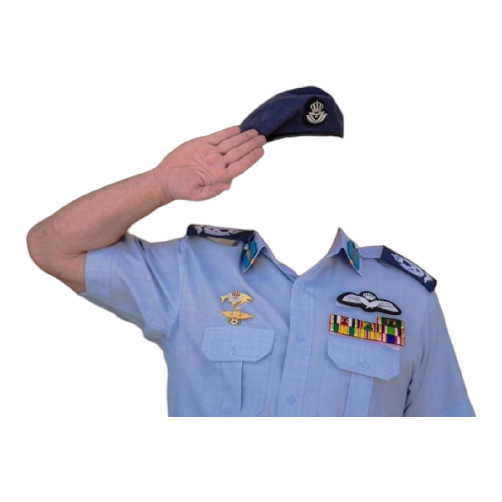 Jordanian Air Force Beret Badge Rare Jordan Armed Forces Army Cap Hat ...