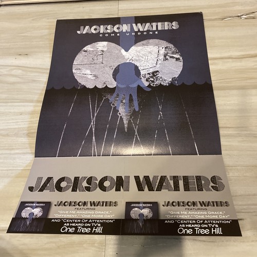 Jackson Waters Come Undone , 12x12, Album Flat Poster Christian Rock | eBay