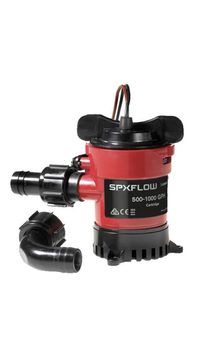 Johnson SPX 500 GPH 12v Bilge Pump Model 32503 for sale online | eBay