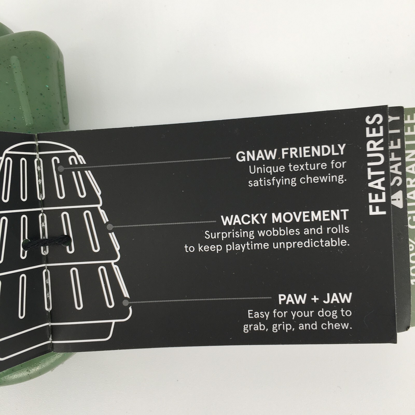 BarkBox Super Chewer Hardwood Pine Dog Nylon Chew Toy Medium Dog 20-50 ...