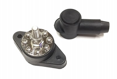 8 point power post junction block Negative distribution block stainless ...