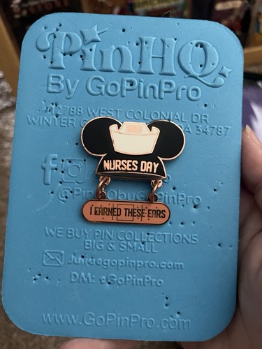 Disney Nurse’s Day 2020 Pin Mickey Nurses Day Ears Pin I Earned These ...