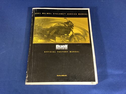Used 2001 Buell M2/M2L Cyclone Official Factory Service Manual, 99491 ...