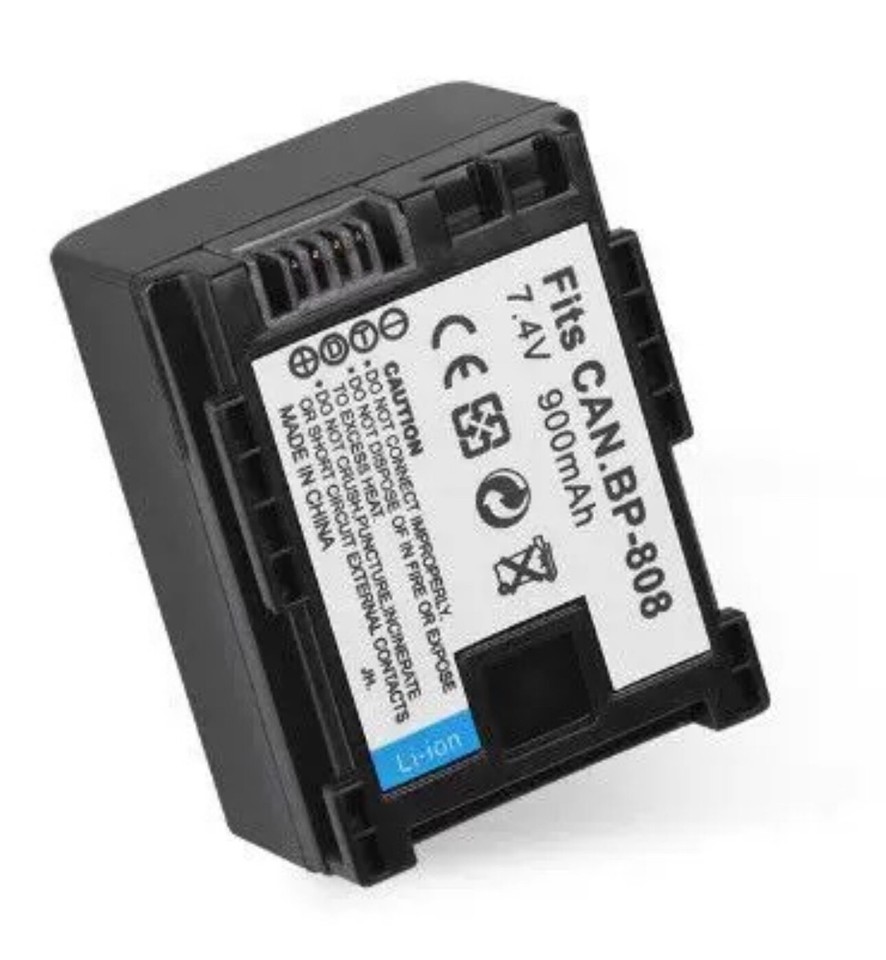 1 Pack BP 808 Battery for Canon FS10, FS11, FS20, FS21, FS22, FS31 ...