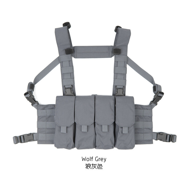 Tactical Chest Hanging Quadruple Bag GT Patrol Lightweight Chest rig | eBay