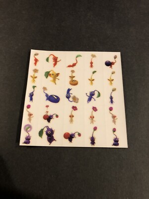 pikmin gamecube Nintendo power stickers insert | eBay
