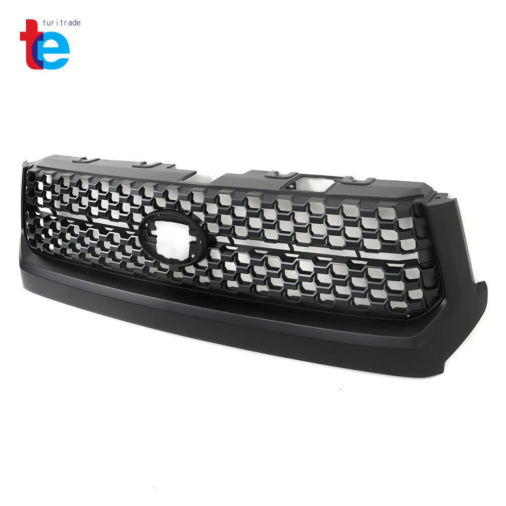 Front Grille&Hood Bulge Molding Set For Toyota Tundra 2014-20 Black ...