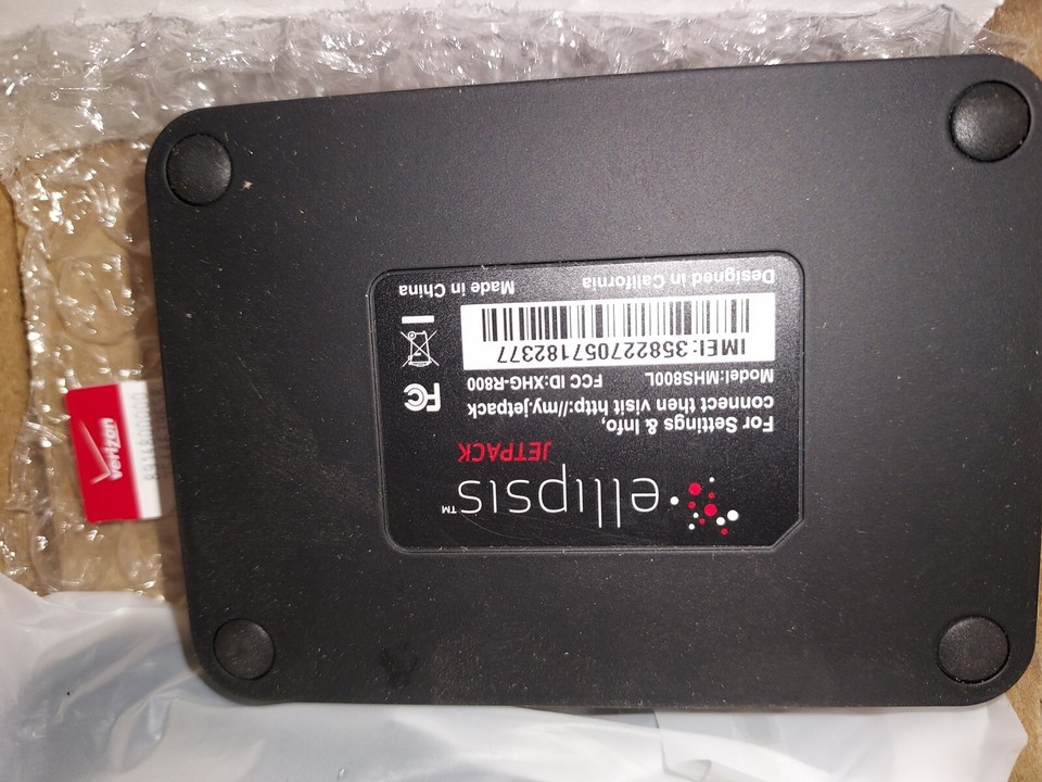 Verizon Ellipsis Jetpack 4G LTE Mobile Wi-Fi Hotspot Modem MHS800L ...