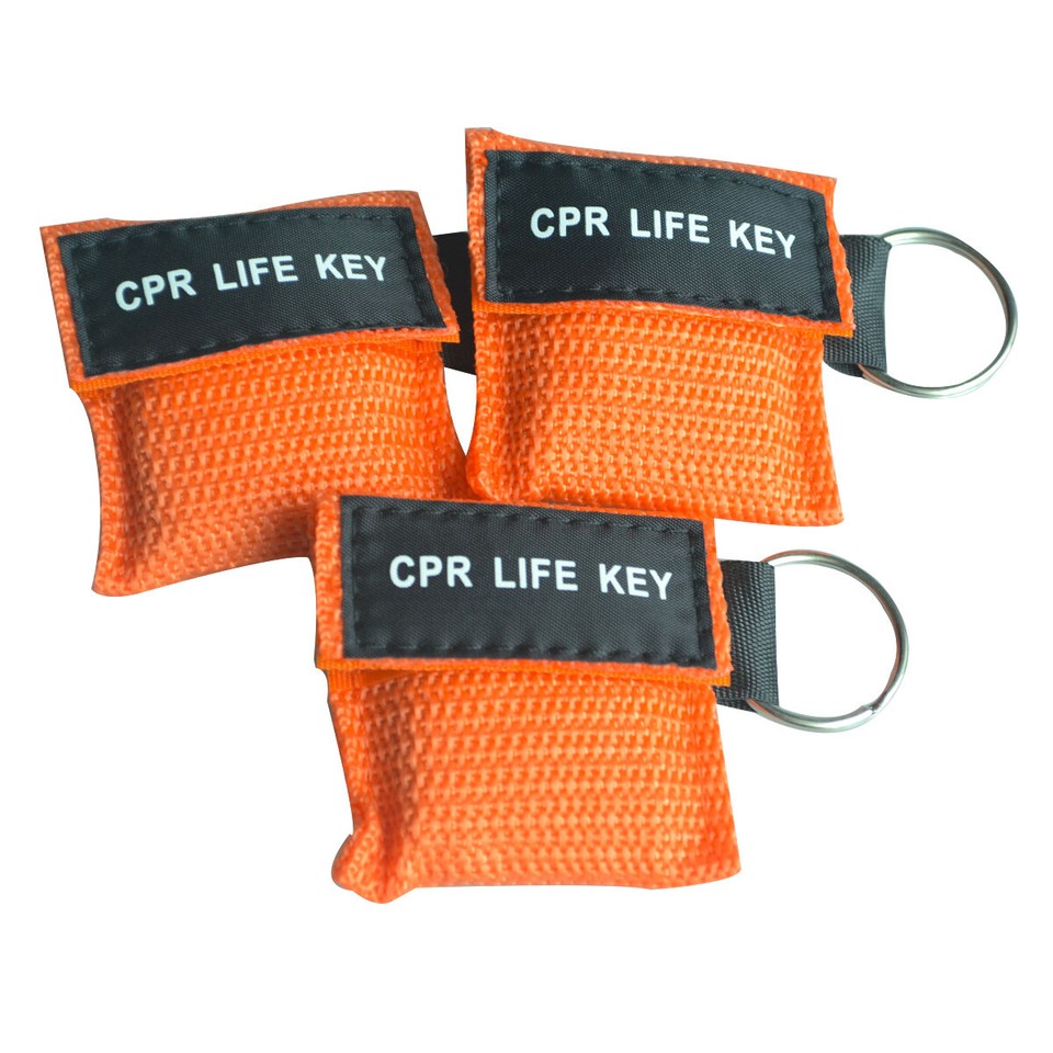 Wholesale CPR First Aid Resuscitation 30:2 CPR Face Mask Key-ring Mouth ...