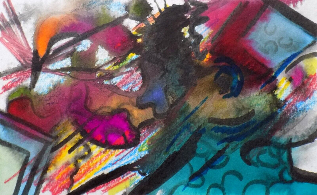 Angry Abstract Painting