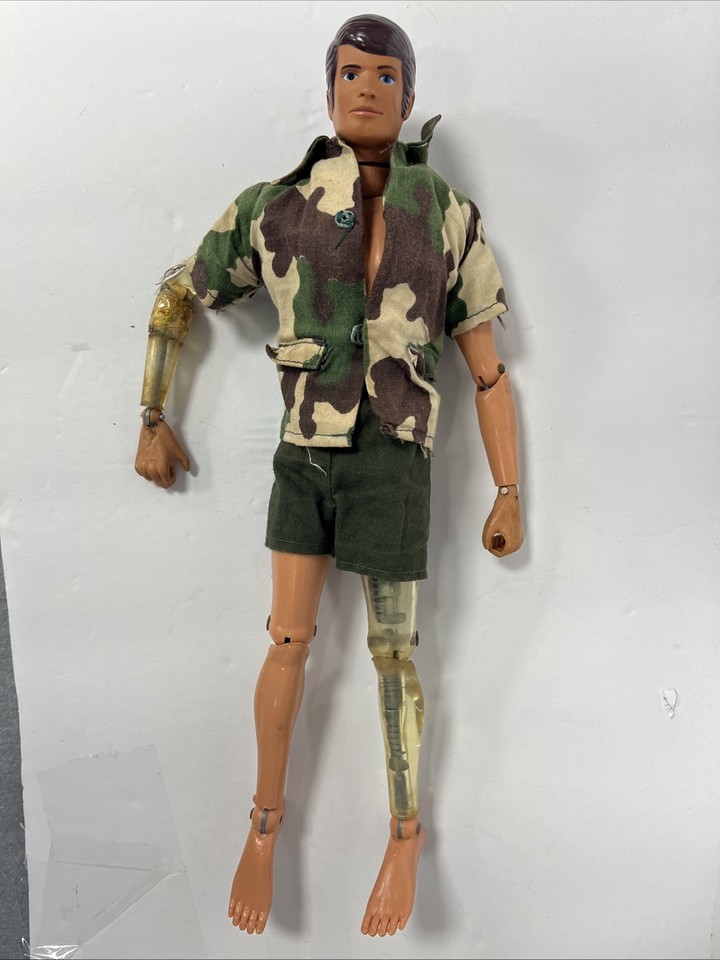 Mike Power Atomic Man GI Joe w/ Turbo Copter vntg 1970s Hasbro SEE ...