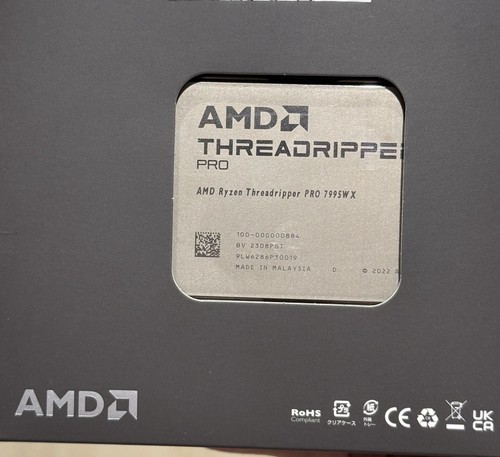 AMD Ryzen Threadripper PRO 7995WX CPU 2.50-5.15GHz 96Cores Processor ...