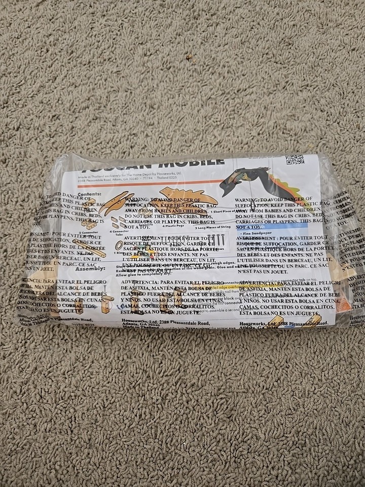 Home Depot Kids Workshop DIY Kit Toucan Mobile w/ Pin July 2025 | eBay