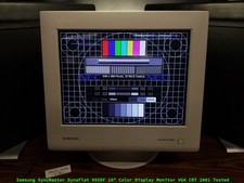 Vintage Samsung SyncMaster 955df 18" CRT Gaming Computer Monitor for ...