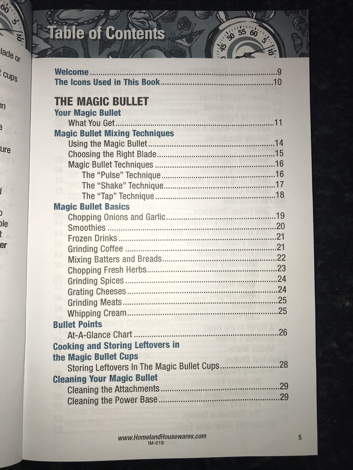 VINTAGE MAGIC BULLET 10 SECOND RECIPES Cooking Cookbook USER GUIDE RARE ...