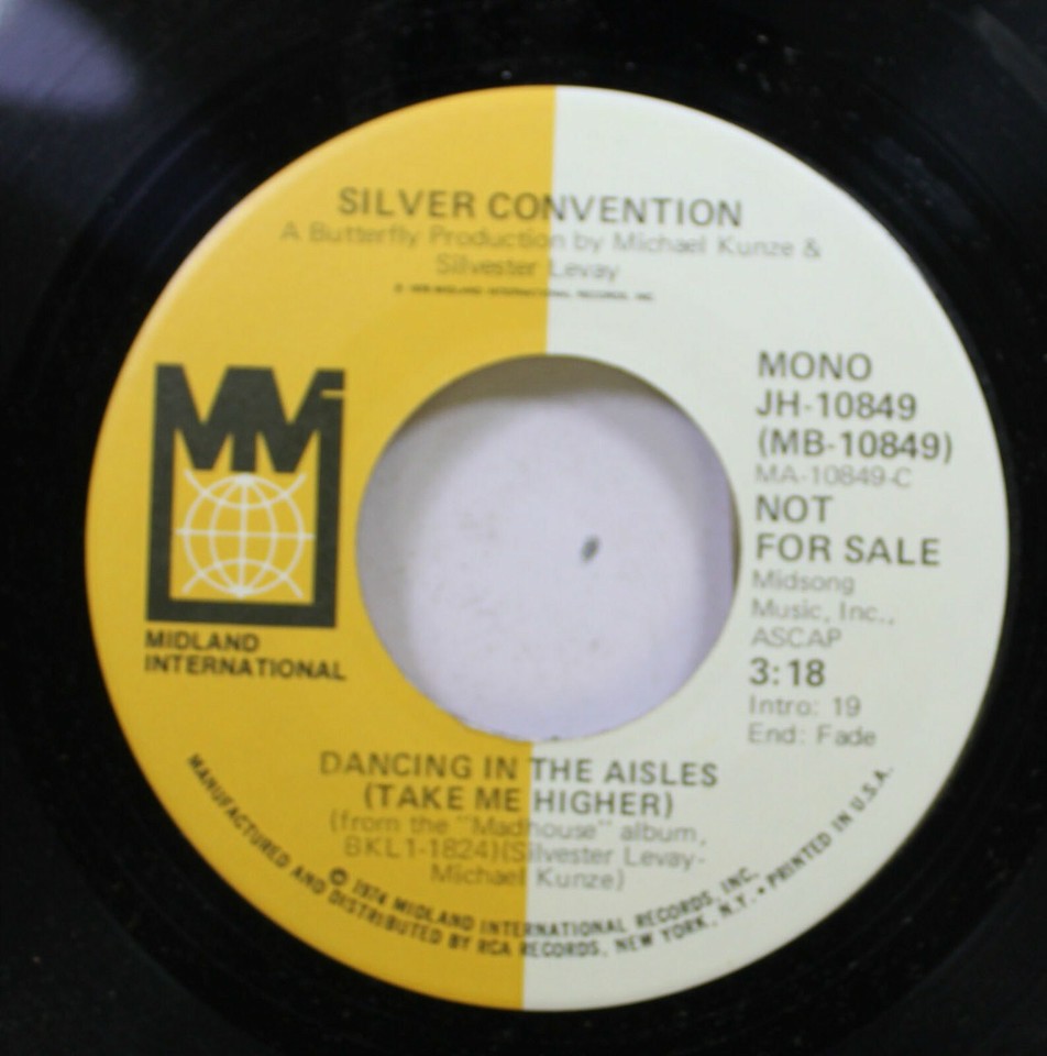 Soul Promo 45 Silver Connection - Dancing In The Aisles / Silver ...