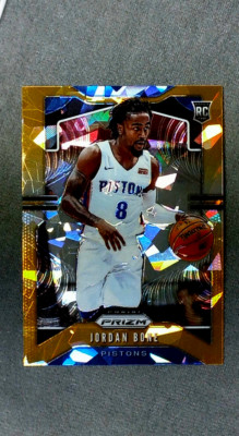 2019-20 Panini Prizm Orange Cracked Ice #291 Jordan Bone RC Pistons | eBay