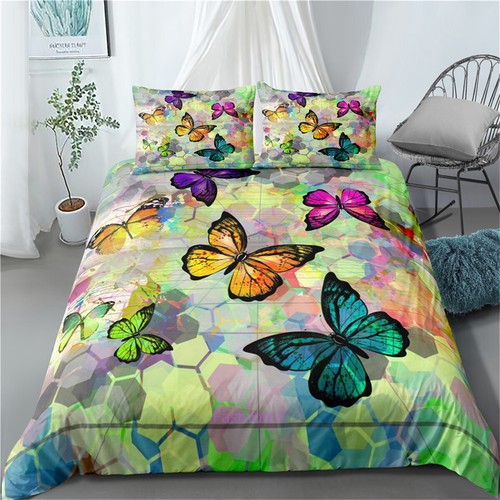 Single/Double/Queen/King Bed Doona/Quilt/Duvet Cover Set Linen Green ...