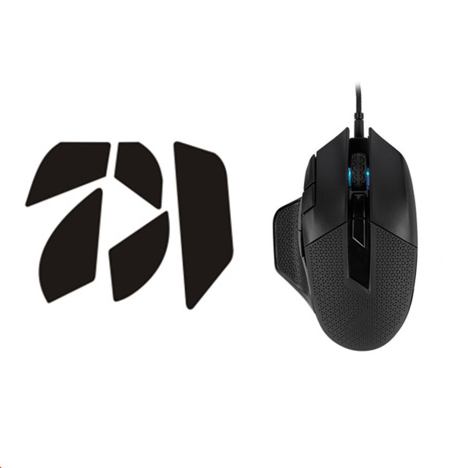 Anti-Slip PTFE Mouse Feet Sticker Pads For Corsair NIGHTSWORD SCIMITAR ...