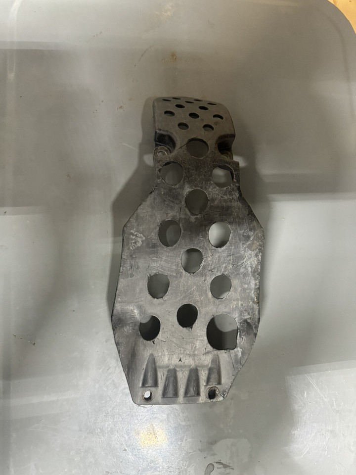 09 Kawasaki Kx250f Lower Bottom Skid Plate B4247 | eBay