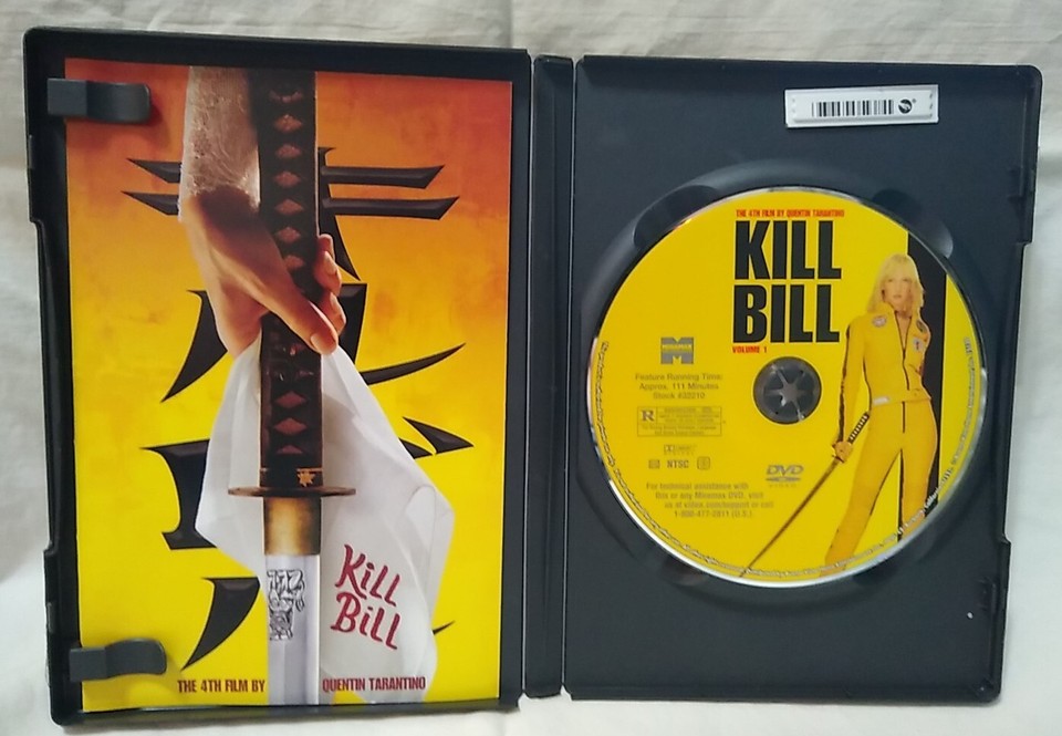 Kill Bill Volume 1 (DVD, 2003) - Uma Thurman, dir. by Quentin Tarantino ...