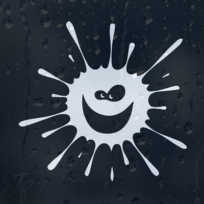 Paintball Spot Blot Or Blotch Or Blur Car Decal Sticker Extreme Sport ...