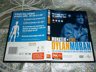 DYLAN MORAN - MONSTER - LIVE (DVD, MA15) (144238 A) | eBay Australia