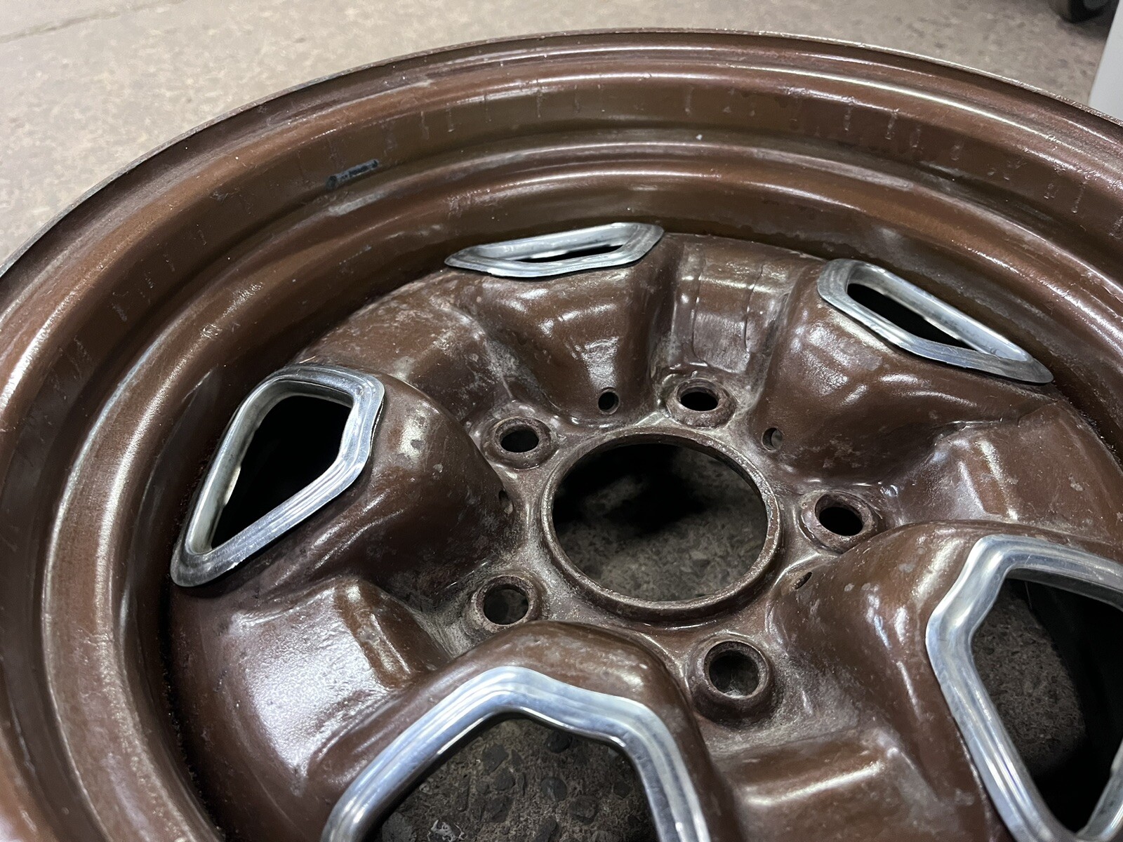 Oldsmobile 14x7 SSII Rally Wheel 74 442 Cutlass Olds Rim M54-7-22 66-74 ...