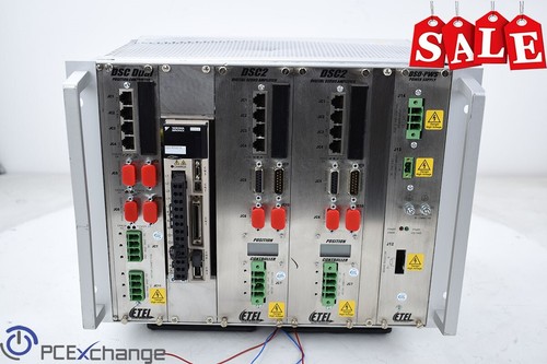 ETEL Rack Servo Chassis w DSC Dual Position Controller / 2x DSC2 / DSO ...