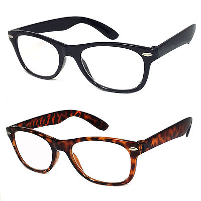 Retro Small Square Frame Man Woman Reading Glasses Clear Lens Silver ...