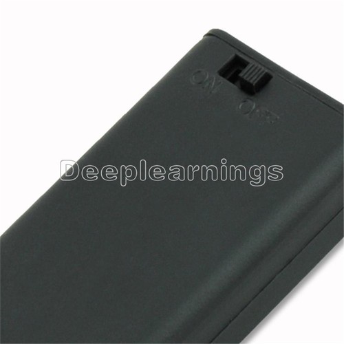 2PCS 2A Battery Holder Box Case with ON/OFF Switch and Cover for 2AA ...