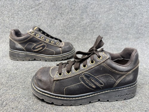Skechers Jammers Shoes Black Platform Chunky 90s Y2K Sneakers Womens ...