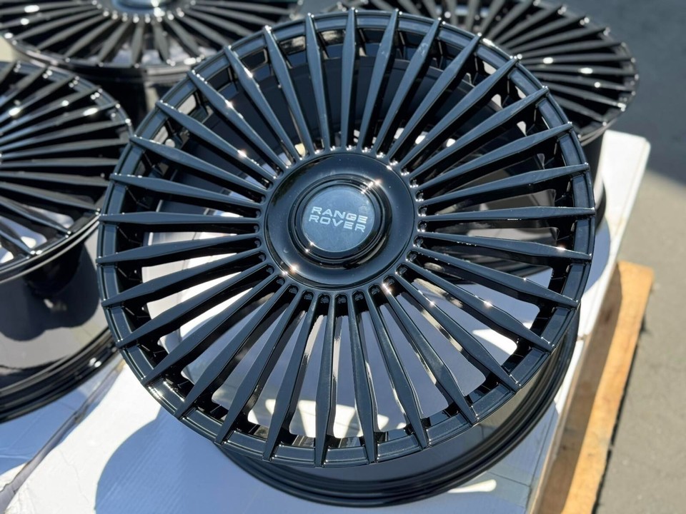 22" Wheels Rims Gloss Black Range Rover Autobiography HSE Sport Land ...