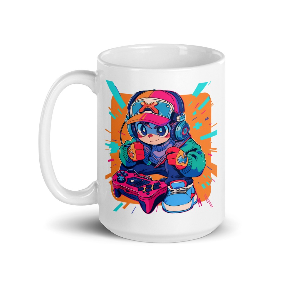 Gamer With Controller Mug For Video Game Fan, Gaming Mug, Gamer Gift | eBay