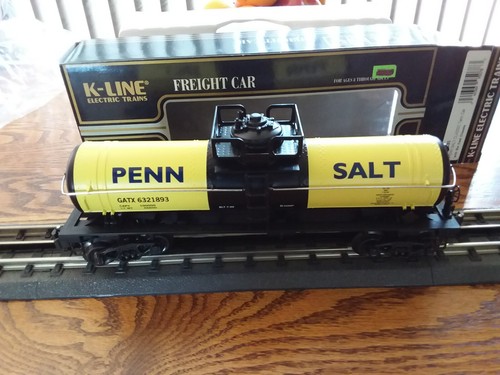 K-Line Penn Salt Classic Tank Car w/ Die Cast Chassis (mth lionel) | eBay