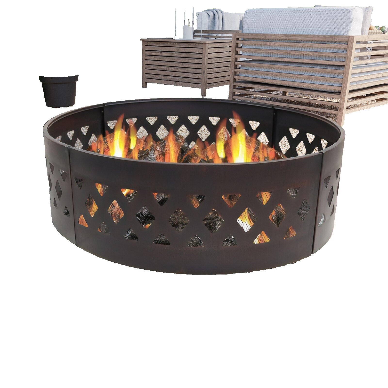 Fire Pit Ring | eBay UK