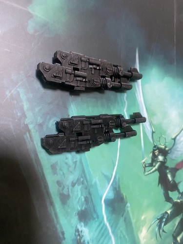 Warhammer 40K Rogue Trader Land Raider Lascannon X2 PRINTED | eBay UK