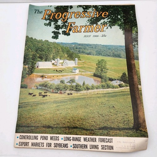 Vintage The Progressive Farmer Magazine July 1966 SouthernLiving 13" X ...