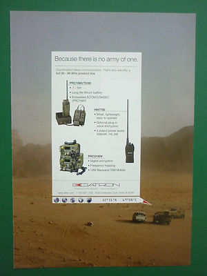 10/08 PUB DATRON RADIO TRANSCEIVERS HH 7700 PORTABLE TRI-BAND RADIO PRC2100V AD | eBay