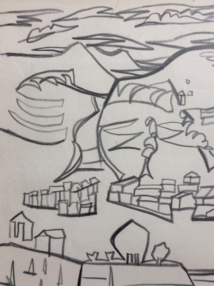 Very Beautiful Modern Drawing City View Animated Marius Woulfart ...