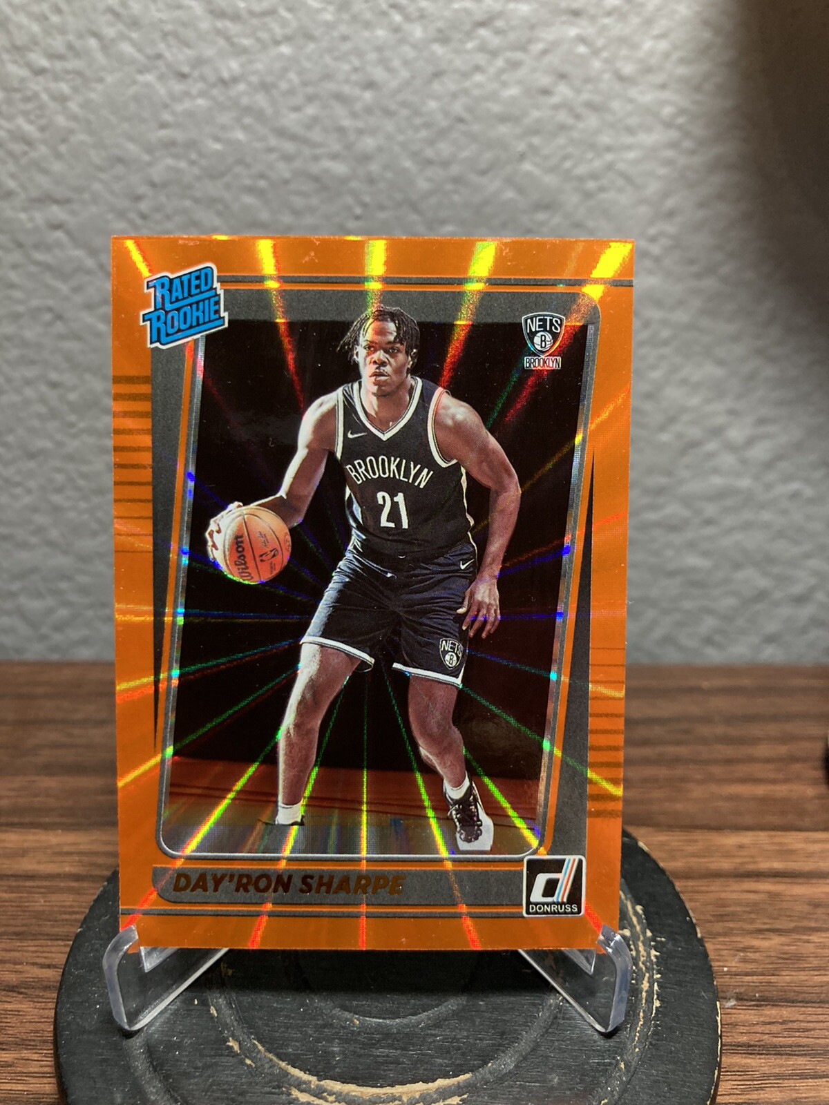 2021-22 Donruss Basketball Day'Ron Sharpe Rated Rookie #215 Orange ...